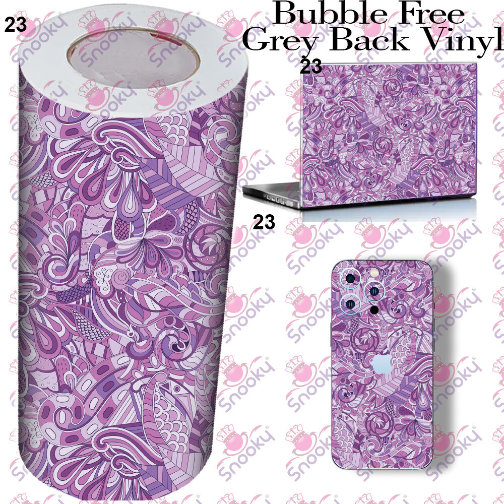 Pink Paisley Wrapping Skin Roll